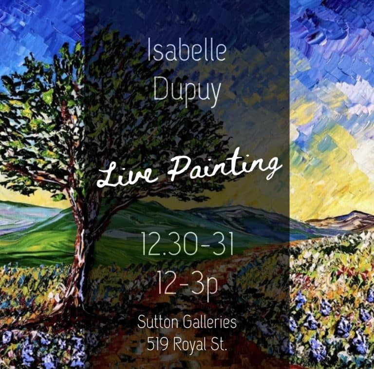 Isabelle Dupuy at Sutton Galleries, located in the New Orleans French ...